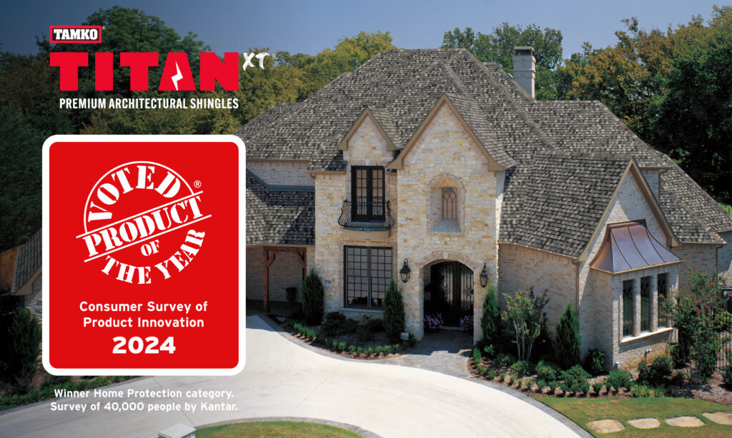 TAMKO's Titan XT Shingle Named 2024 Product of the Year - Retrofit Home